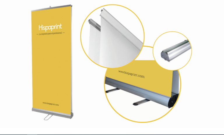 Crea tu roll up de doble cara personalizado – Blog de Hispaprint.com