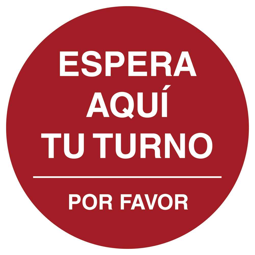 Impresión vinilo delimitador anticontagio